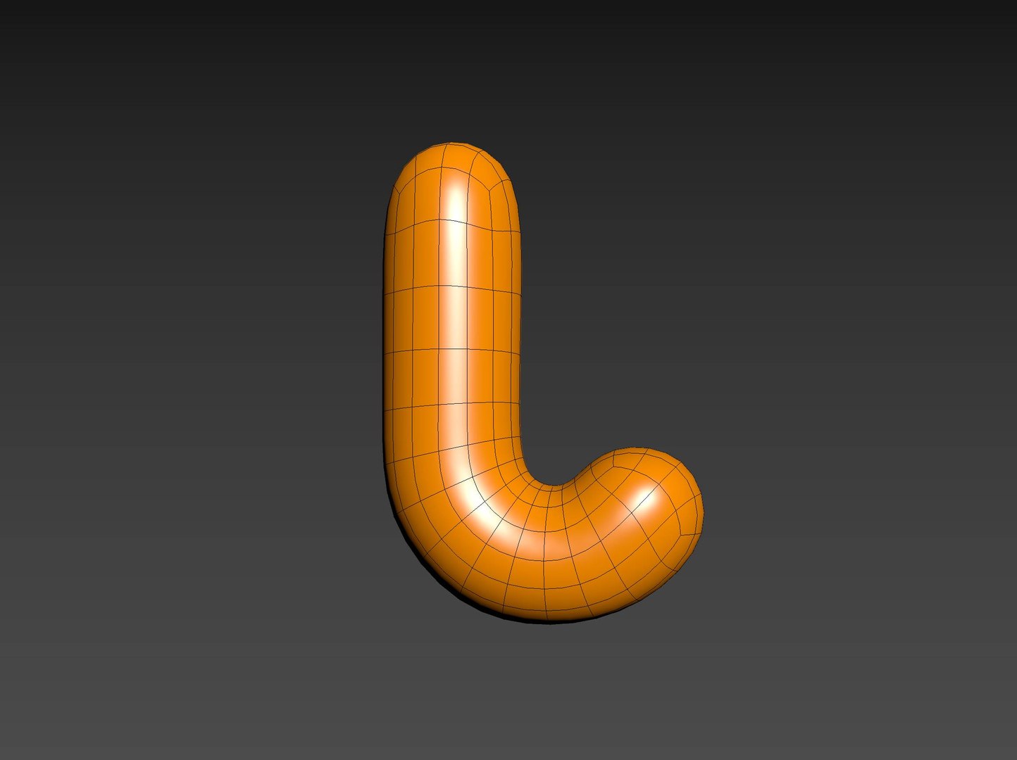 3D J Alphabet Model - TurboSquid 2302221
