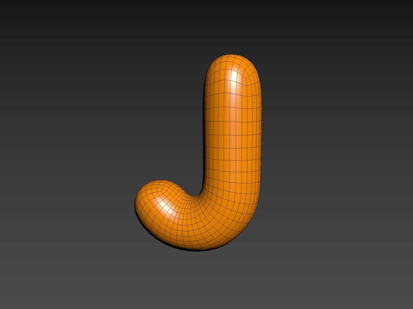 3D J Alphabet Model - TurboSquid 2302221