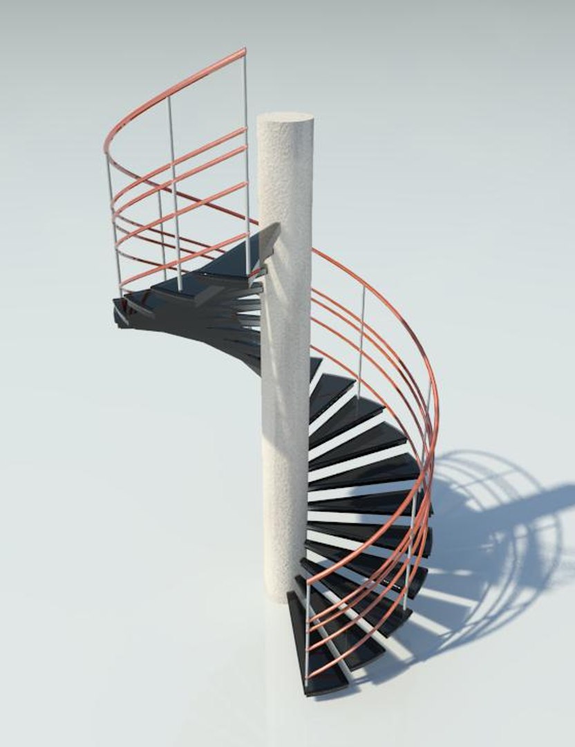 3dsmax Stair Outdoor