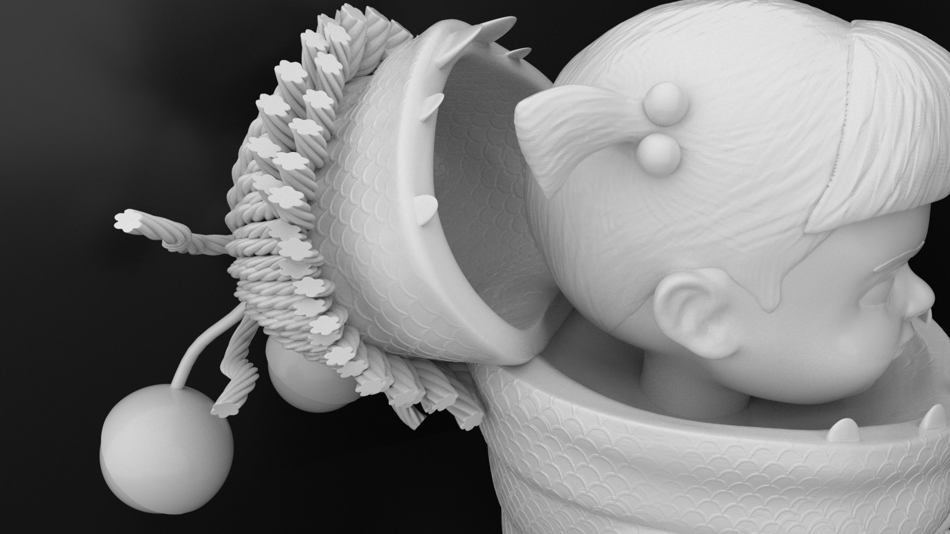 Boo Monsters Inc 3D Model - TurboSquid 1797704