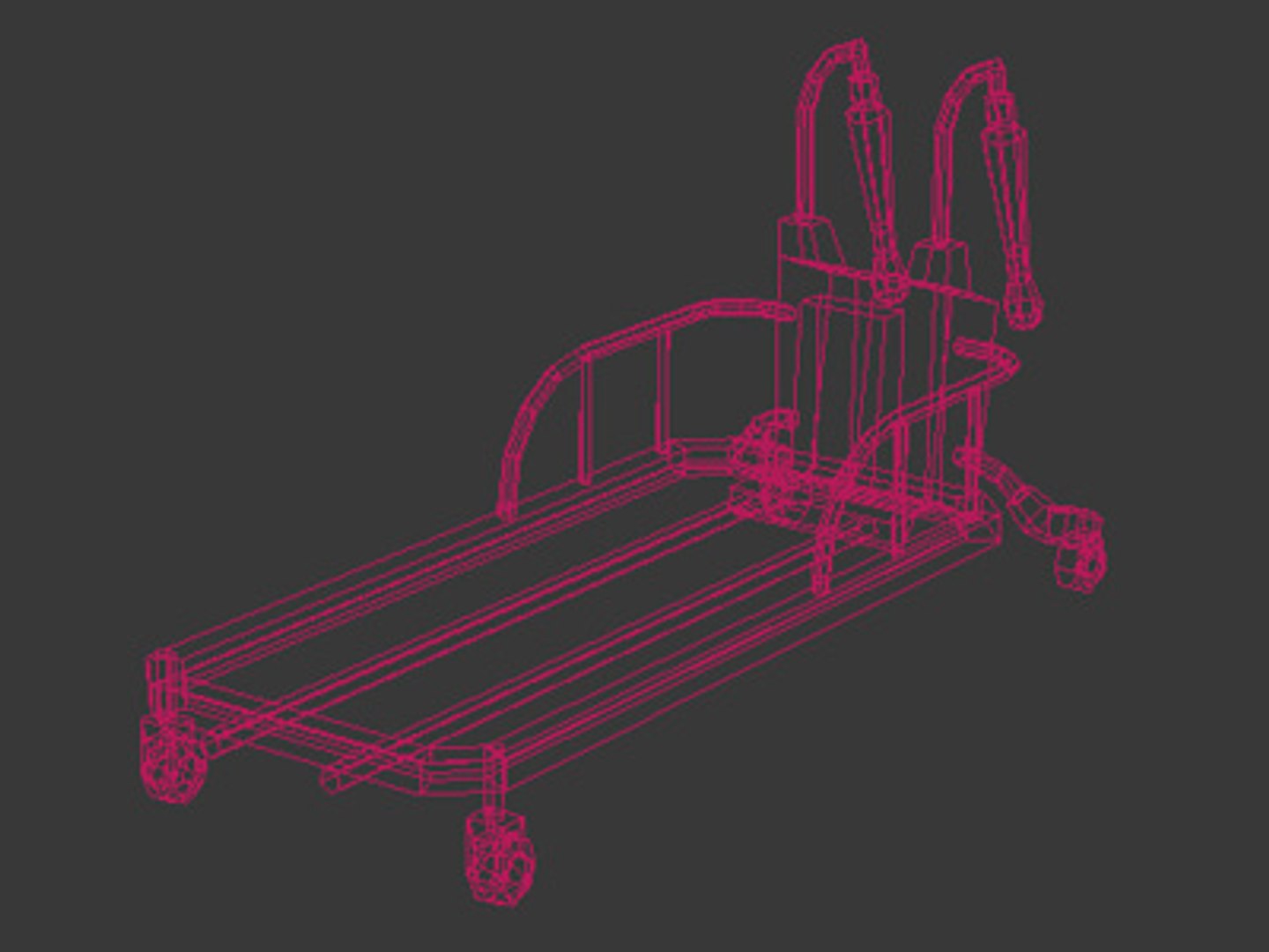 3d Model Of Large Trolley