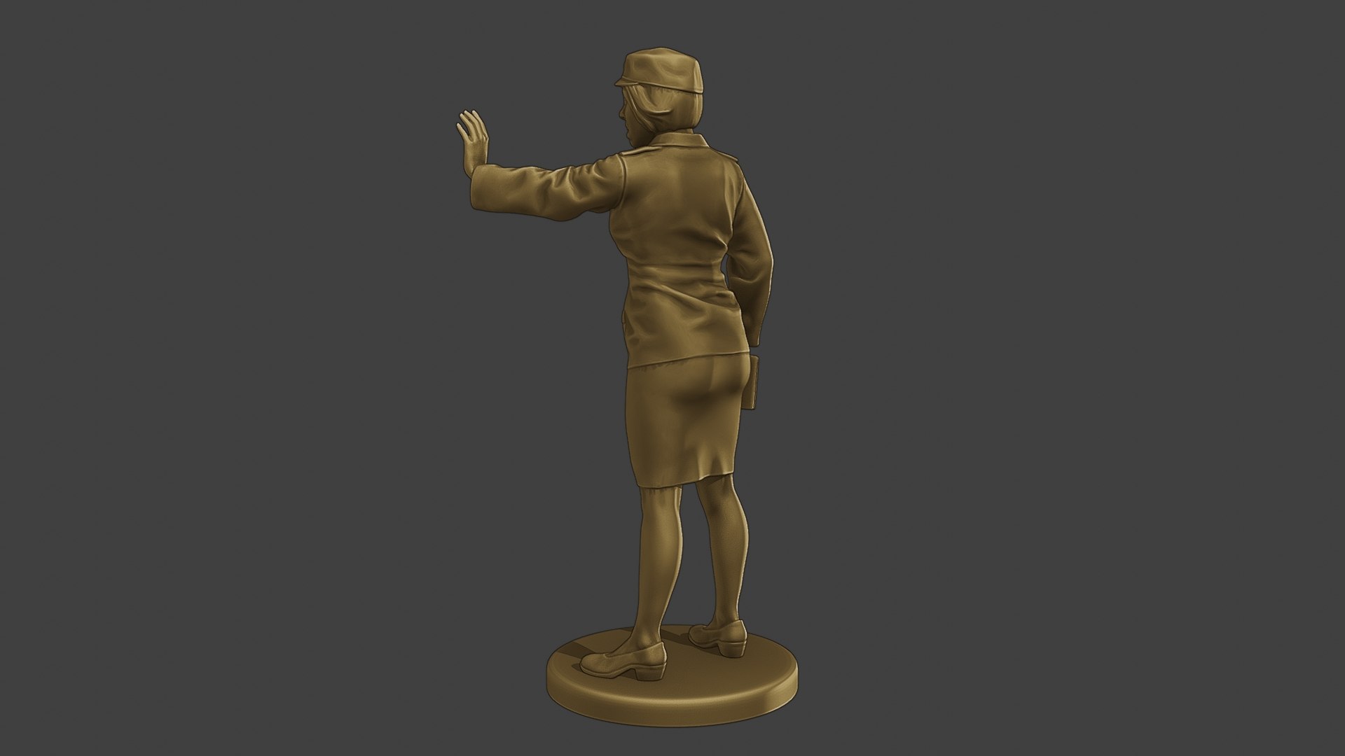 3D CzechoSlovak Female Communist Police FCCP1 5 - TurboSquid 1997426