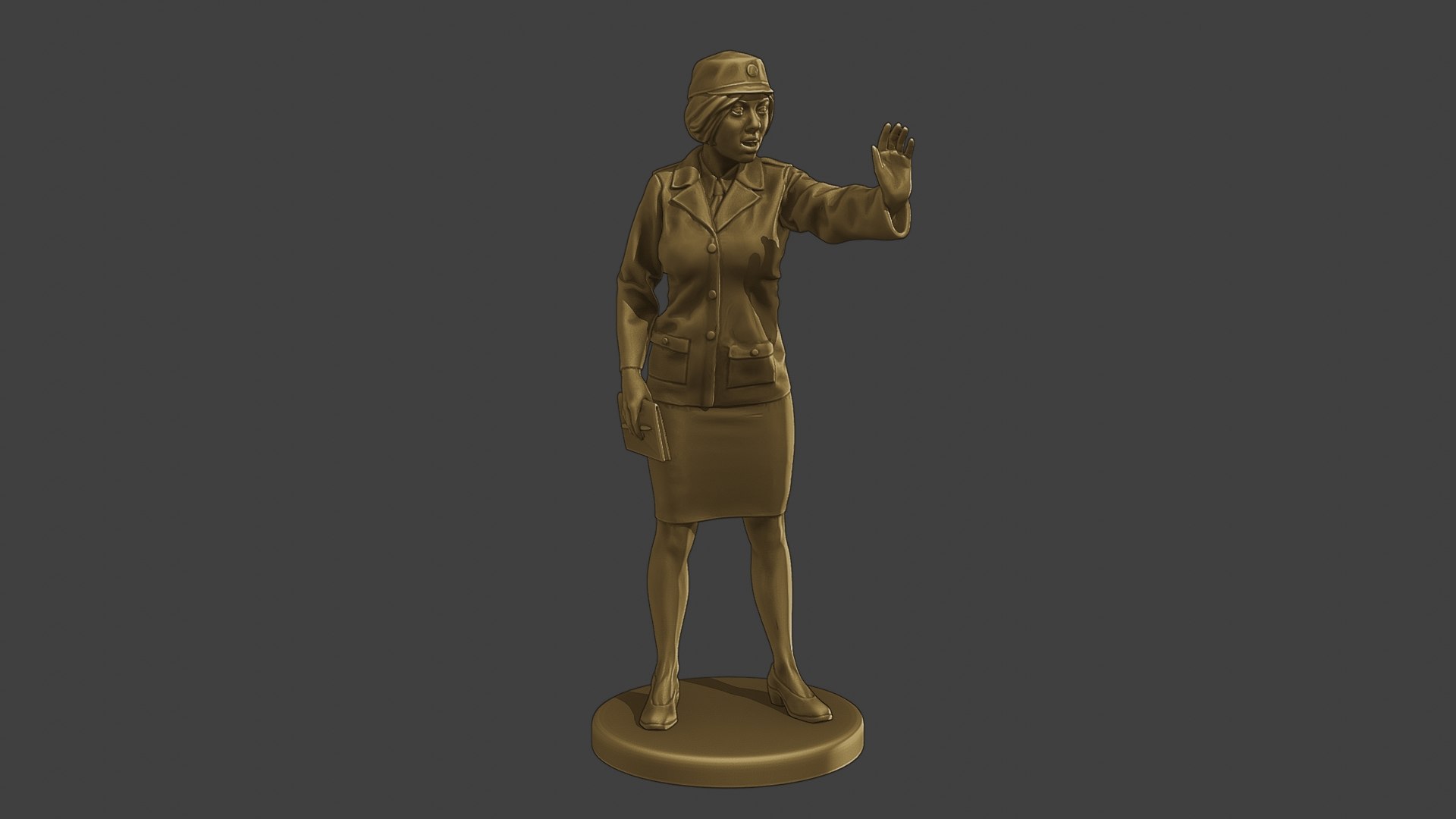 3D CzechoSlovak Female Communist Police FCCP1 5 - TurboSquid 1997426