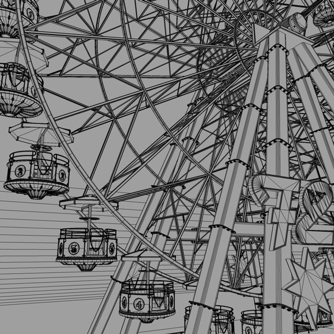 Ferriswheel Carousel C4d
