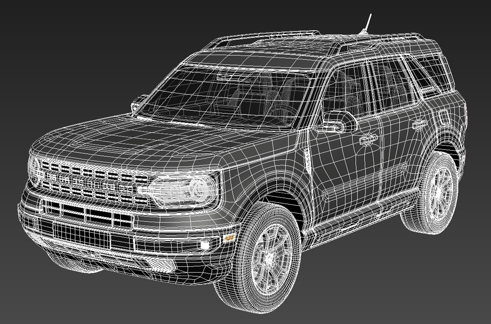 3D Ford Bronco Sport Base 2021 Model - TurboSquid 2222006