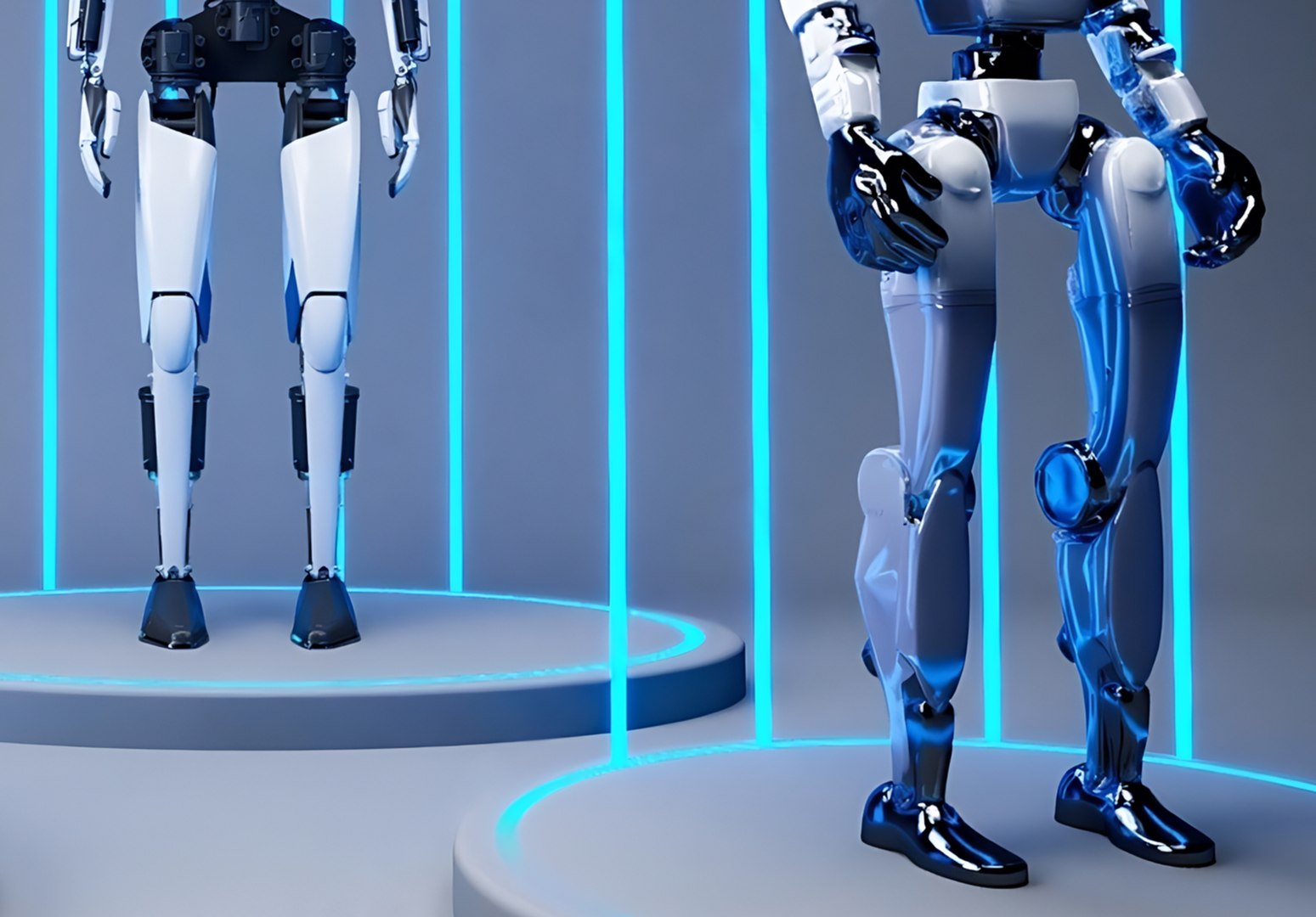 3D Robots Collection Intelligent Robot Smart Robot Humanoid Robot Model ...