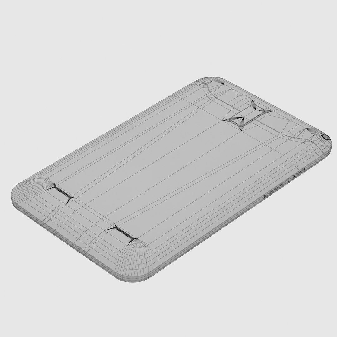 3d model of android little pc tablet