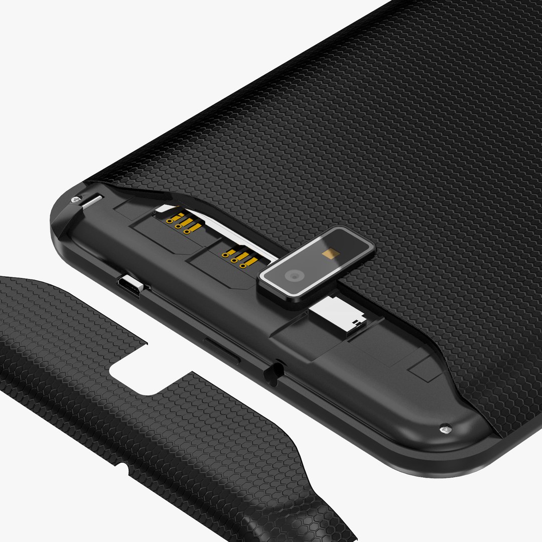 3d model of android little pc tablet