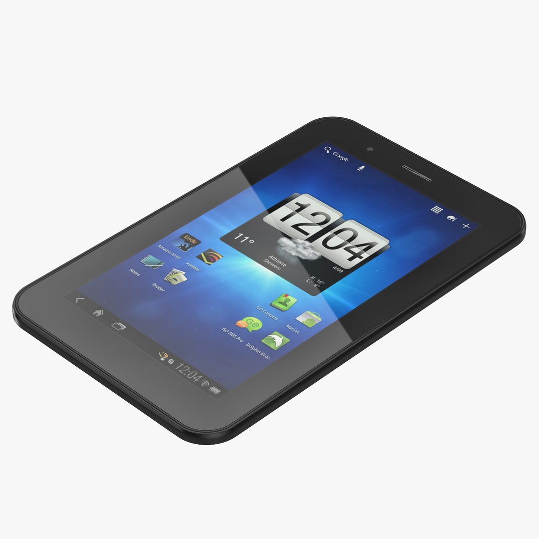 3d model of android little pc tablet