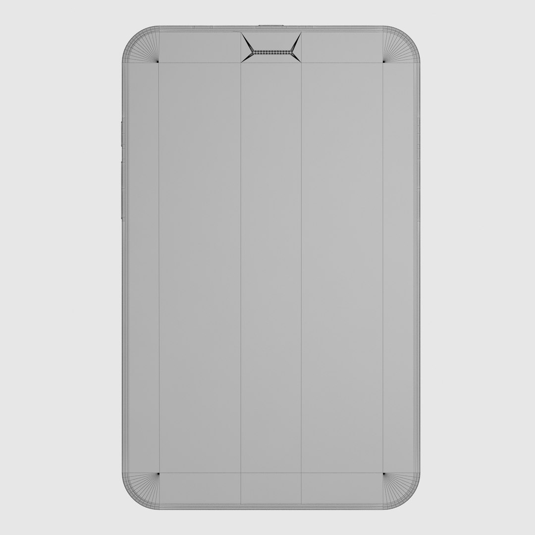 3d model of android little pc tablet