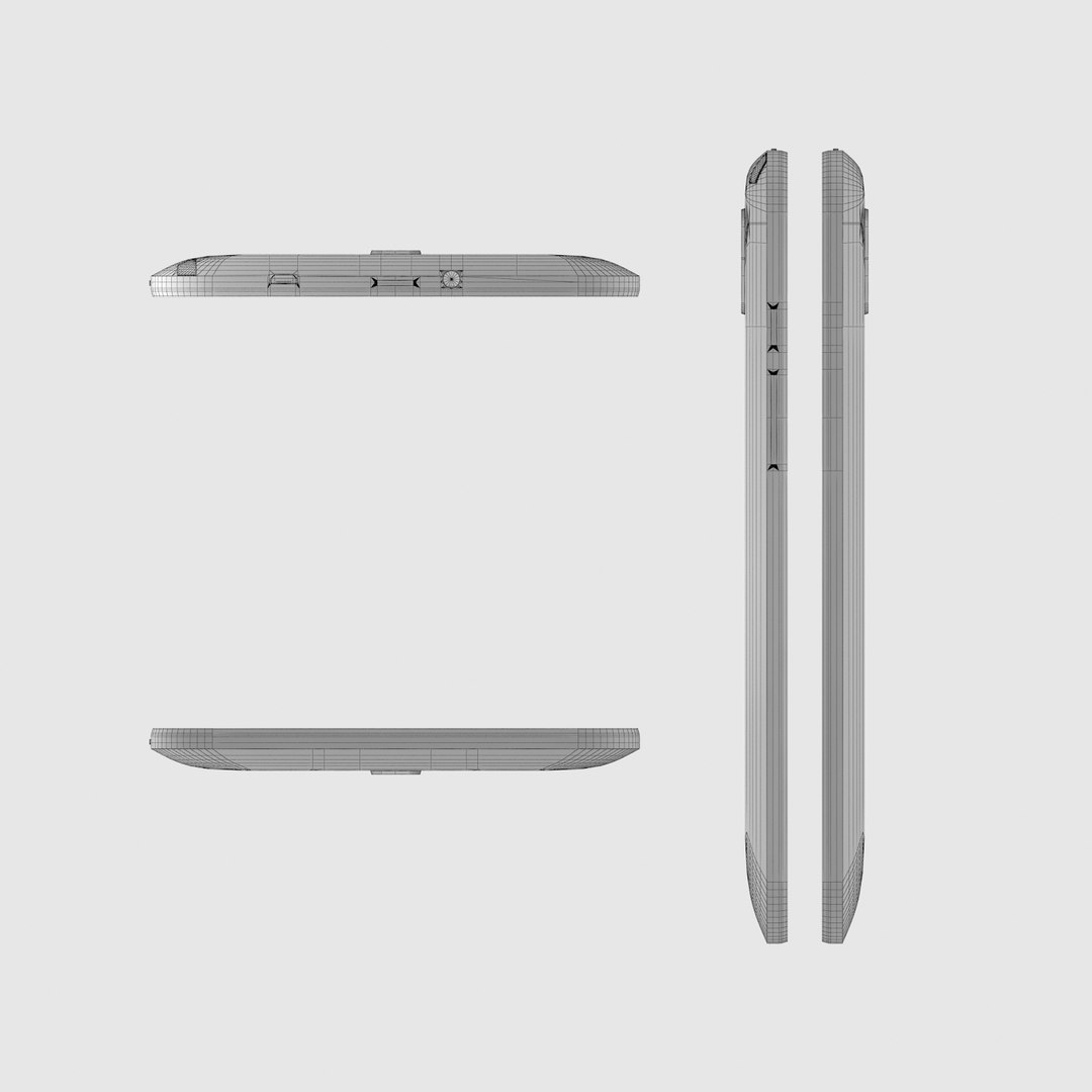 3d model of android little pc tablet