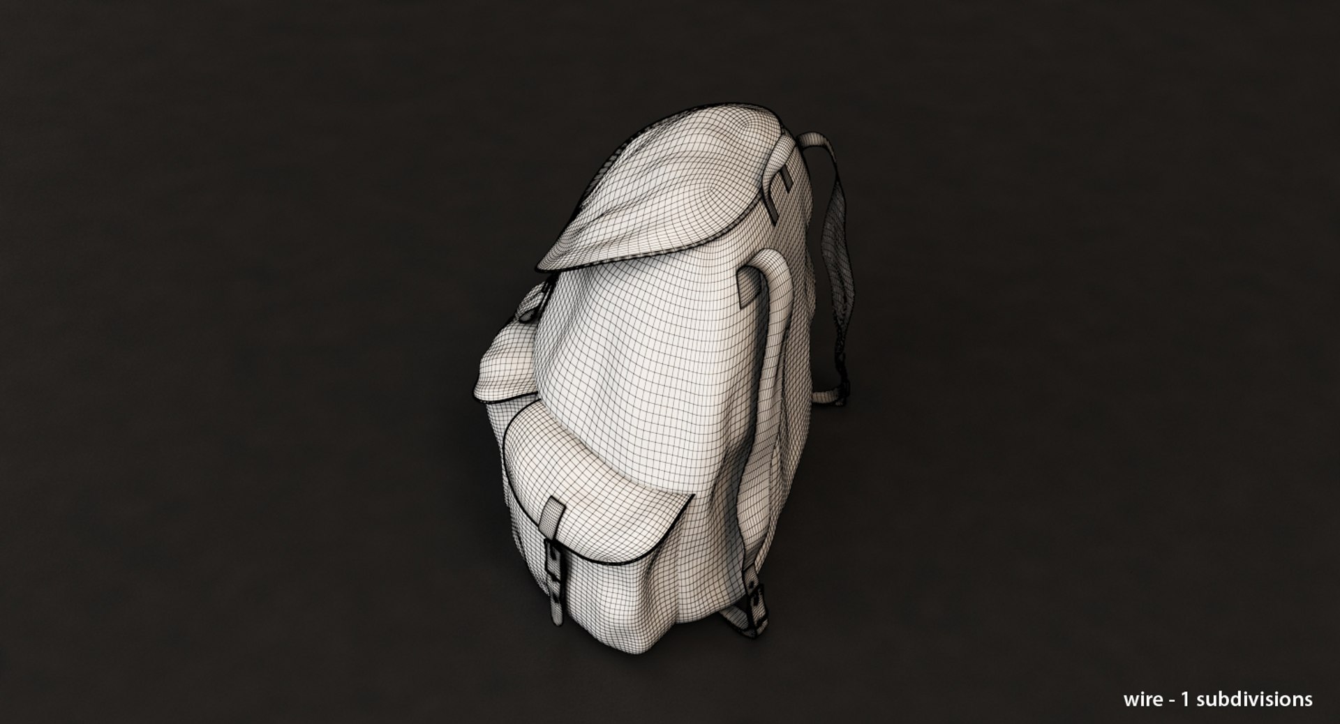 Old Backpack 3d Max
