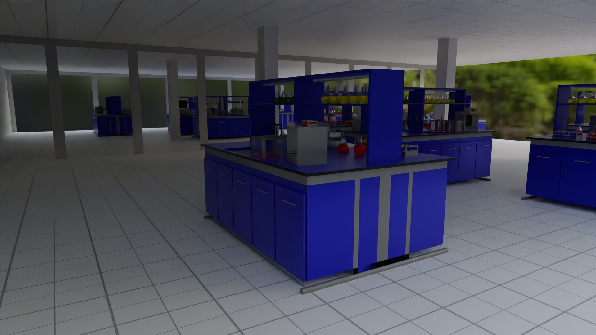 Laboratory 3D Model - TurboSquid 1924036