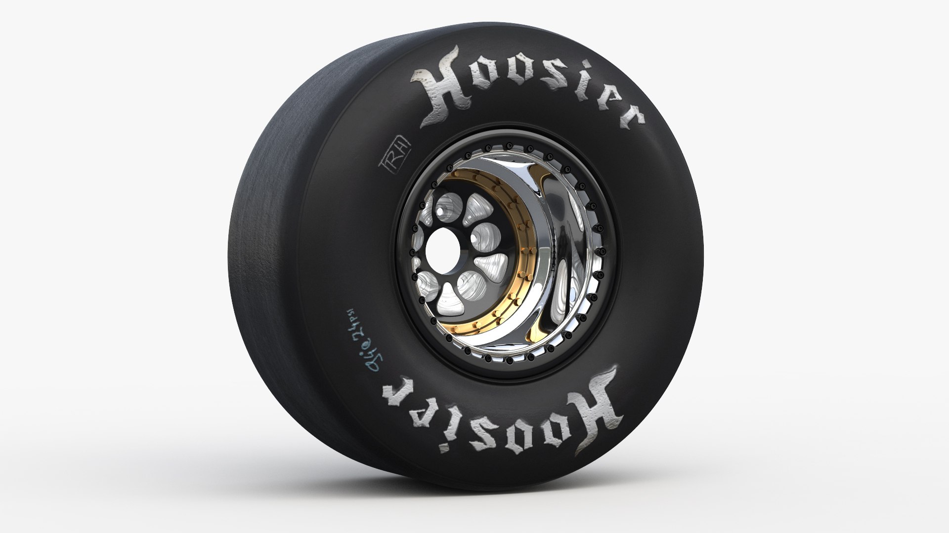 Tire Hoosier Wheel Magnum 3D Model - TurboSquid 1463797