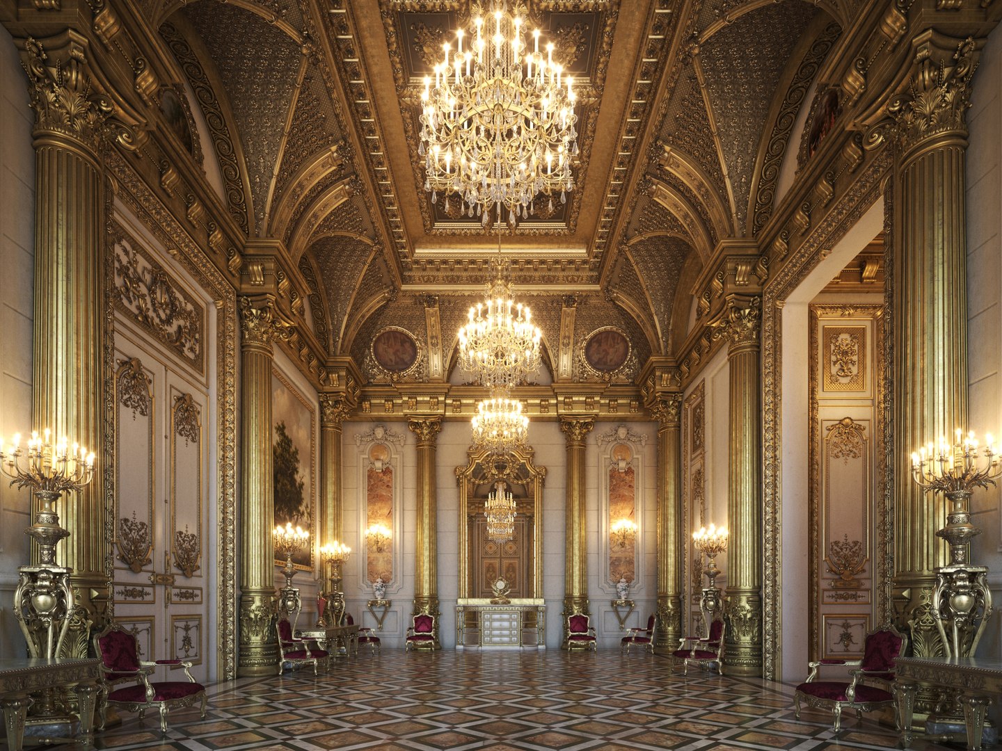 3D model Royal Lobby Collection - TurboSquid 2154163