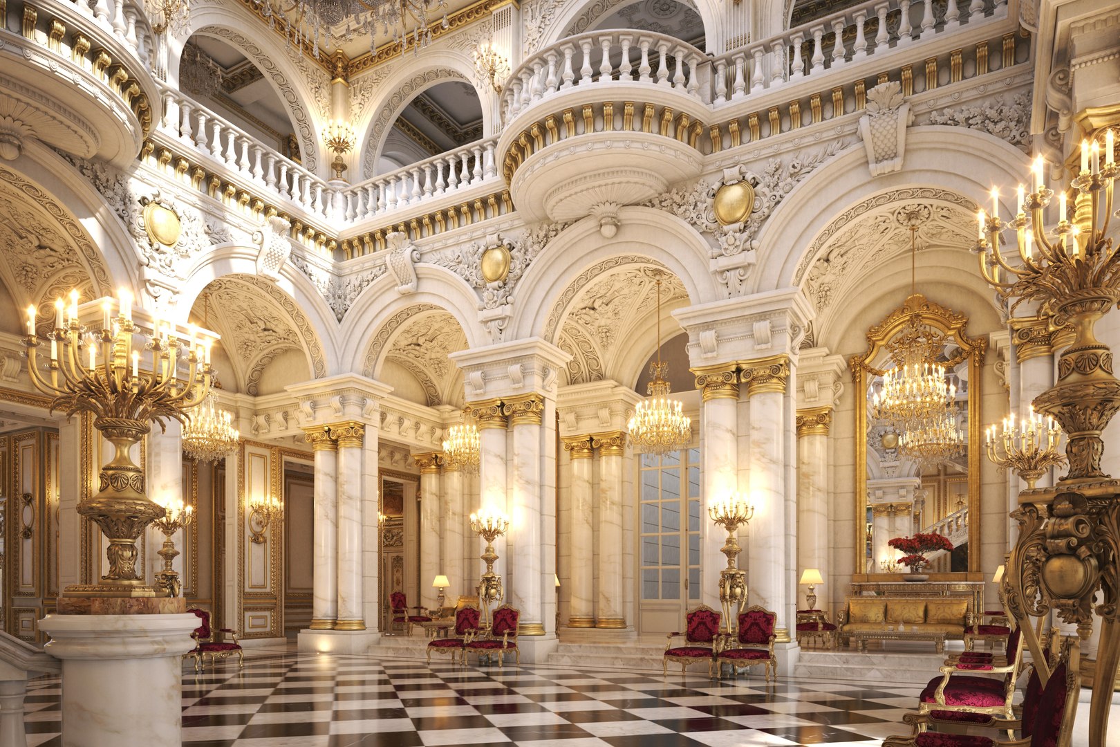 3D model Royal Lobby Collection - TurboSquid 2154163