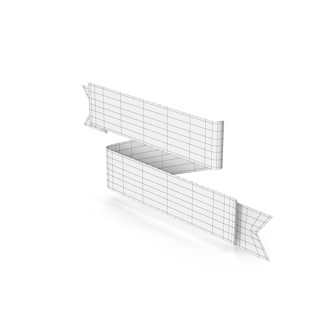 Red Ribbon Label 3D Model - TurboSquid 2302424