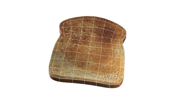 3D toast model - TurboSquid 1701851