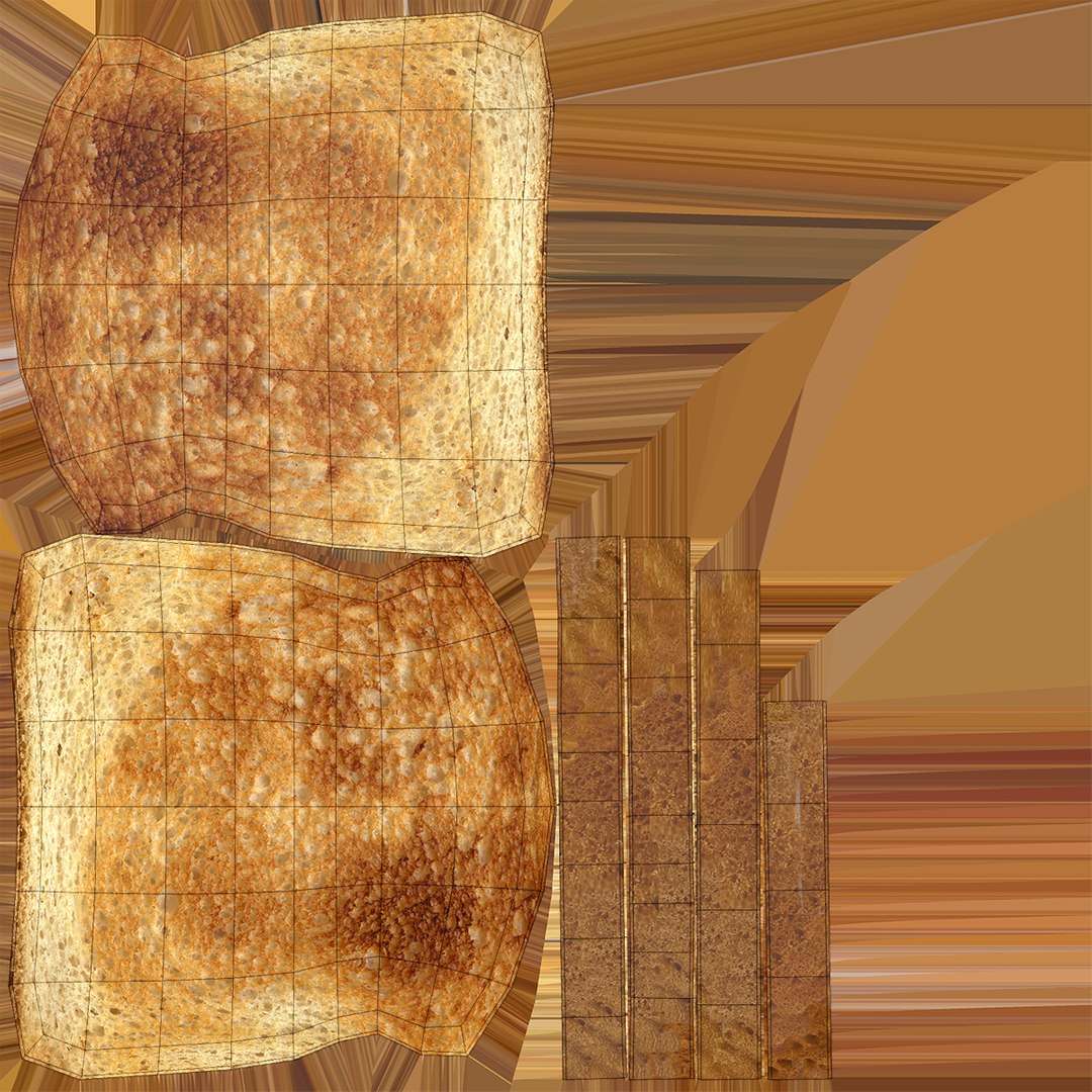 3D Toast Model - TurboSquid 1701851
