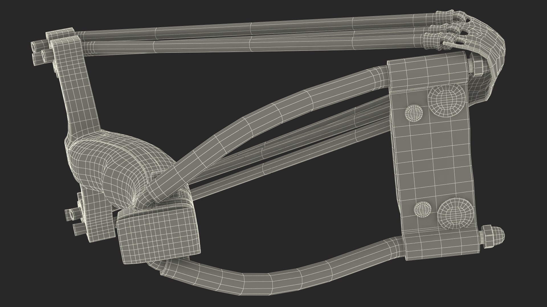 3D Black Folding Wrist Slingshot Catapult with Lock model - TurboSquid ...