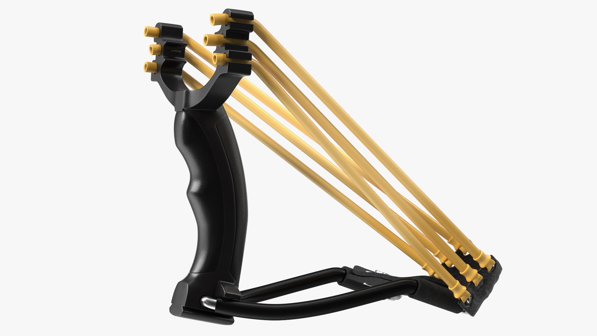 3D Black Folding Wrist Slingshot Catapult With Lock Model - TurboSquid ...