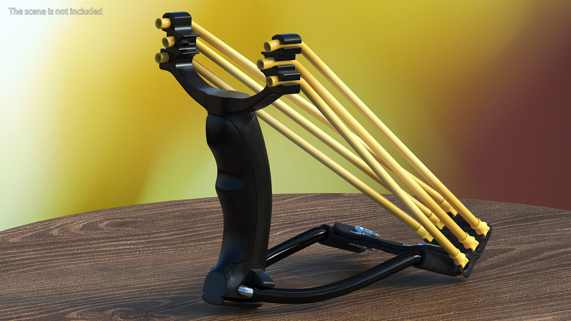 3D Black Folding Wrist Slingshot Catapult With Lock Model - TurboSquid ...