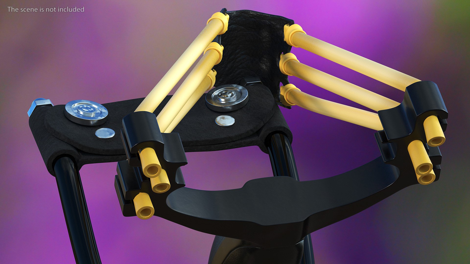 3D Black Folding Wrist Slingshot Catapult With Lock Model - TurboSquid ...