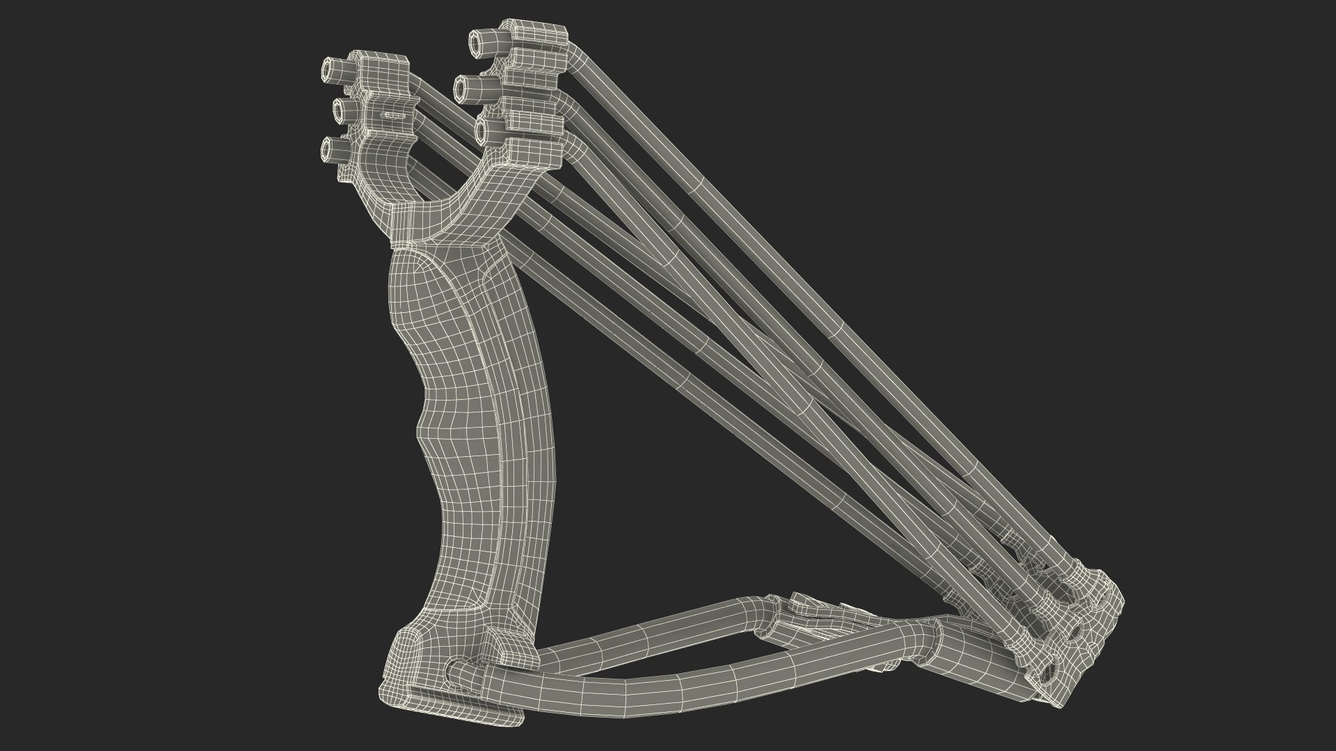 3D Black Folding Wrist Slingshot Catapult With Lock Model - TurboSquid ...