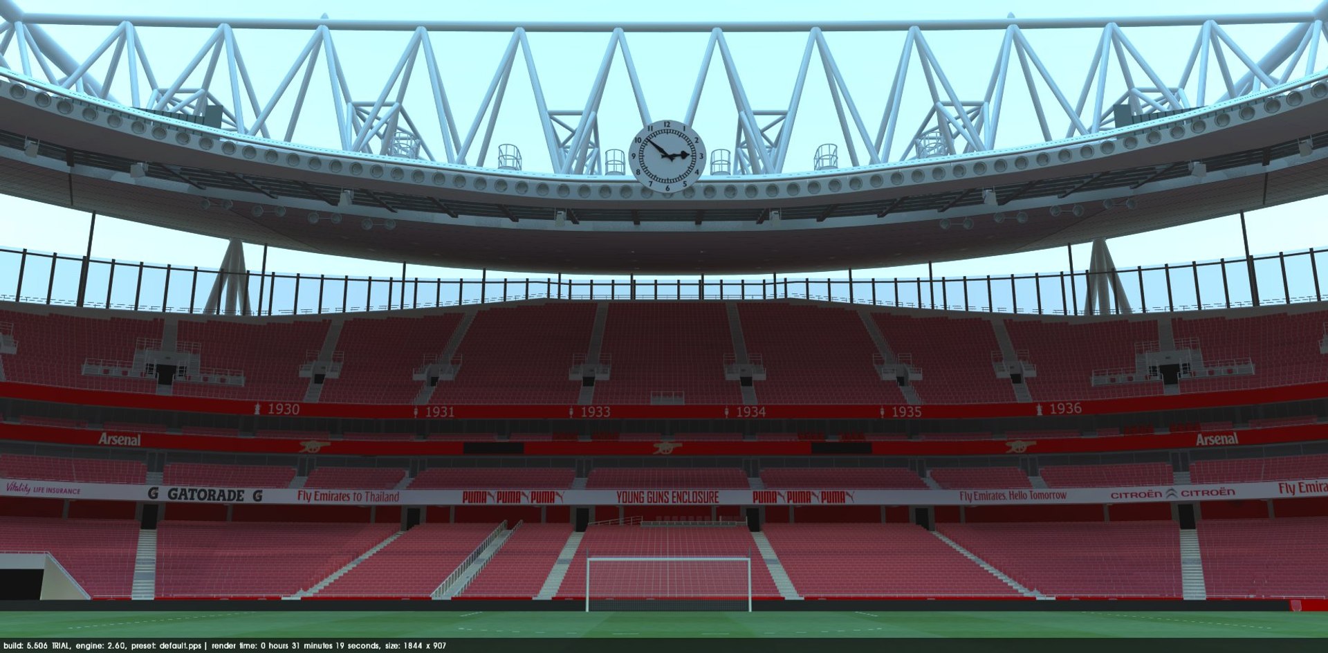 3d Emirates Stadium