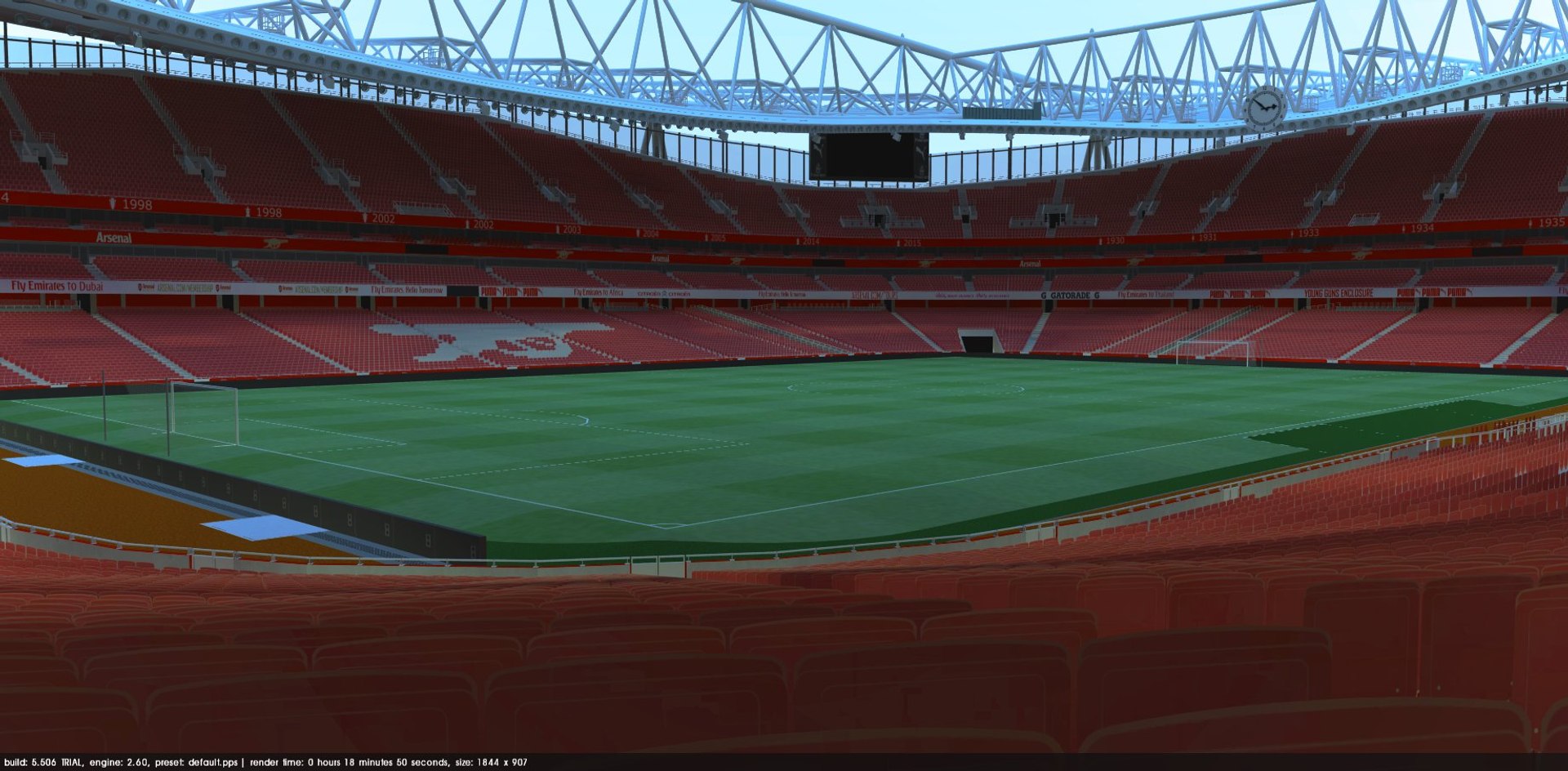 3d Emirates Stadium