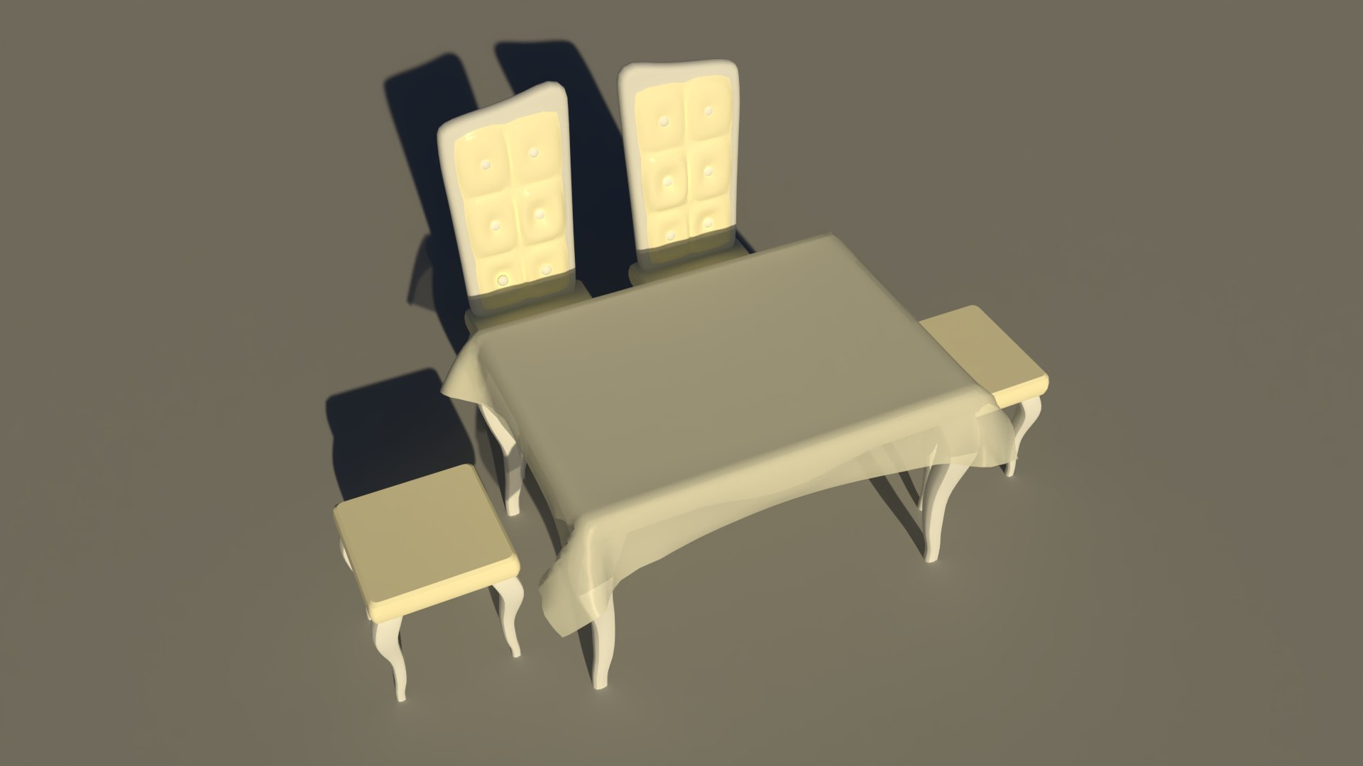 Wedding Table 3D - TurboSquid 1833850