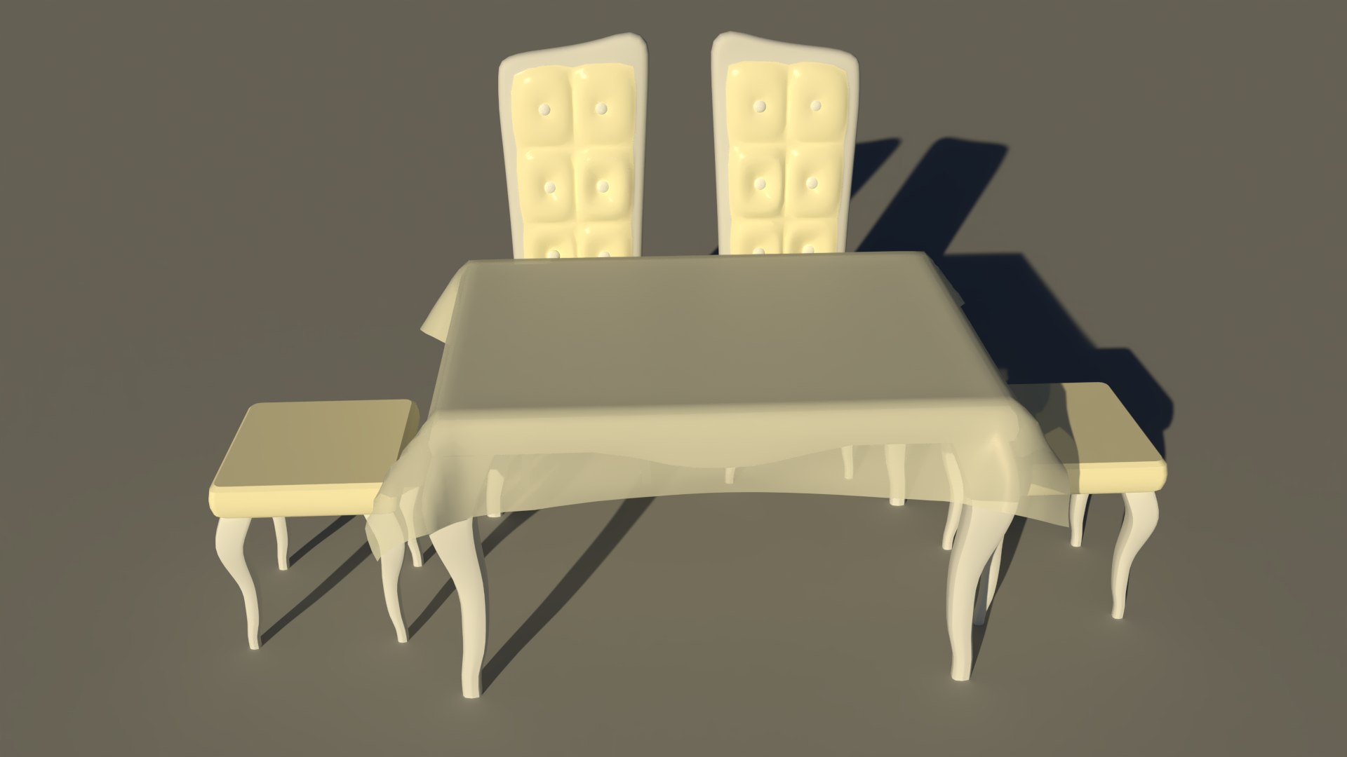 Wedding Table 3D - TurboSquid 1833850