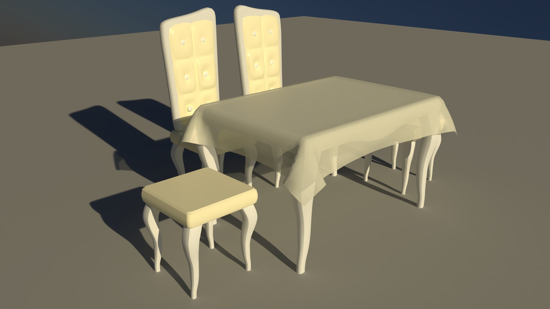 Wedding Table 3D - TurboSquid 1833850