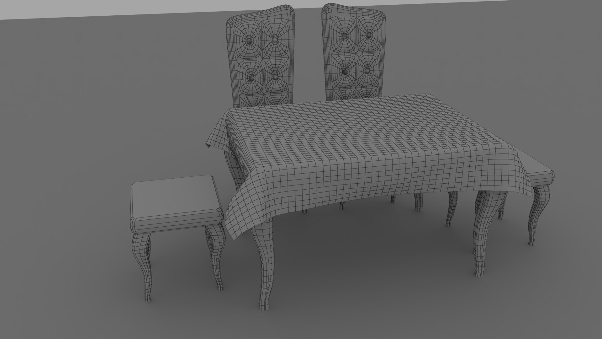 Wedding Table 3D - TurboSquid 1833850
