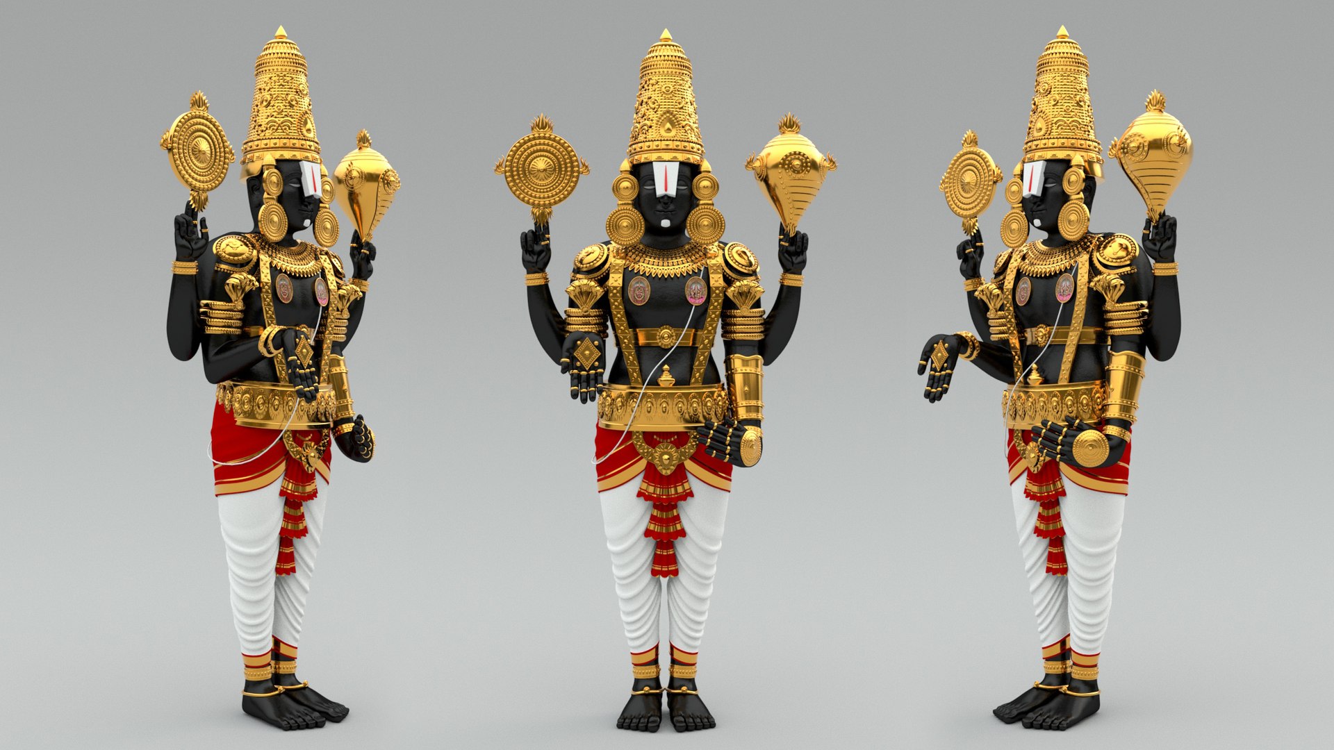 3D Lord Venkateswara Balaji Model - TurboSquid 2356512