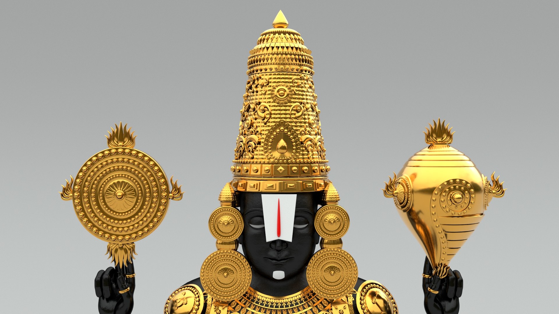 3D Lord Venkateswara Balaji Model - TurboSquid 2356512