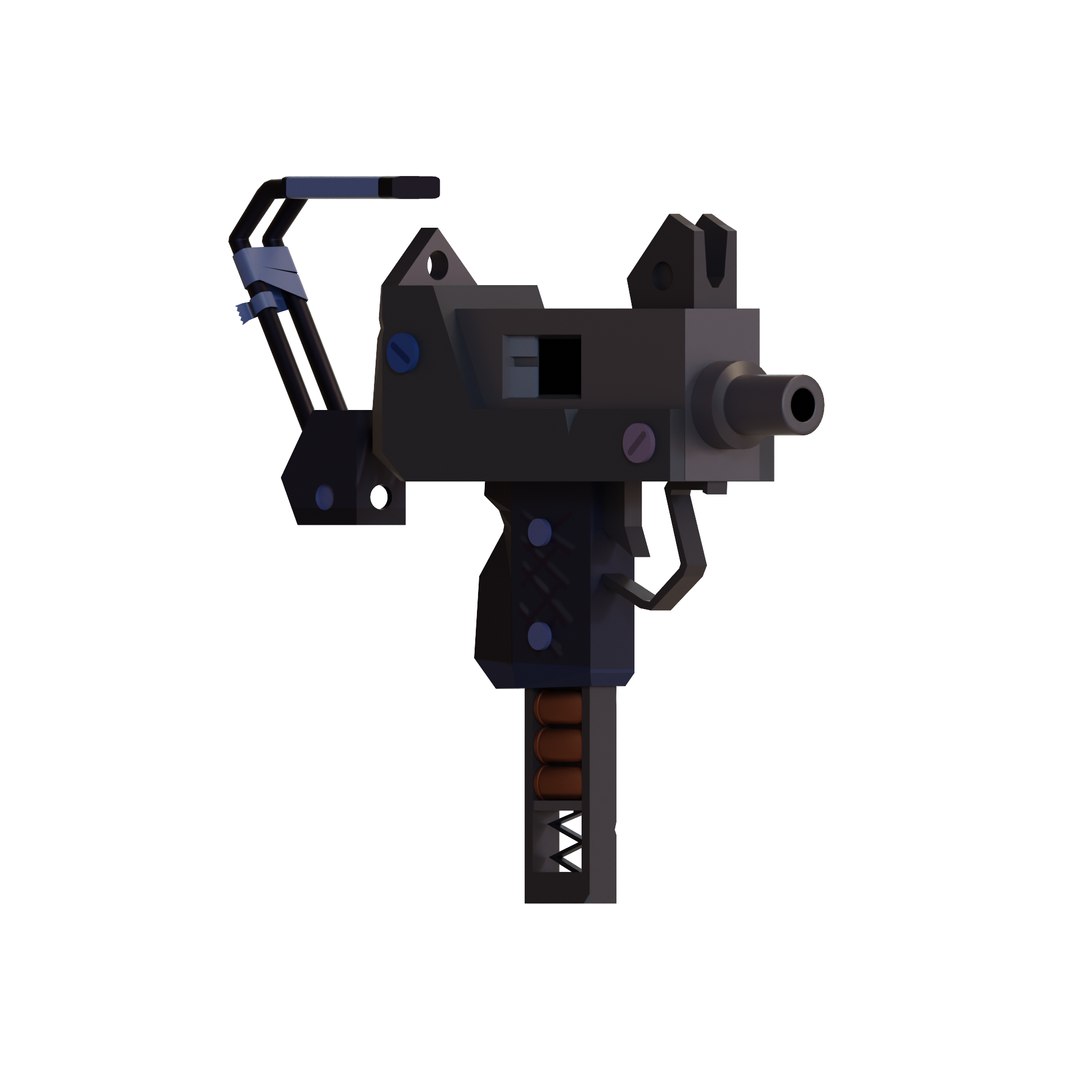 3D Stylized SMG - TurboSquid 2138664