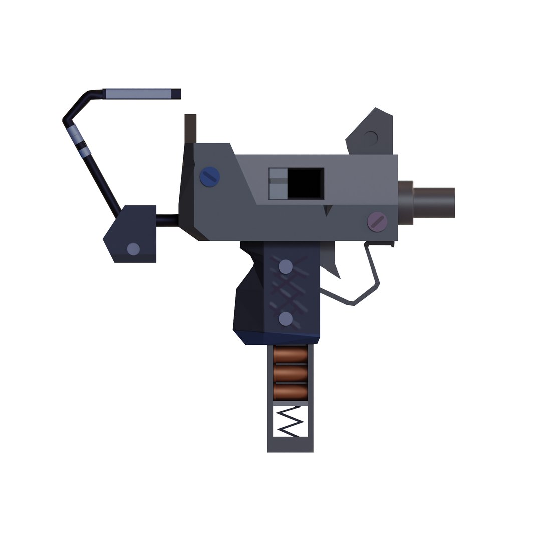 3D Stylized SMG - TurboSquid 2138664