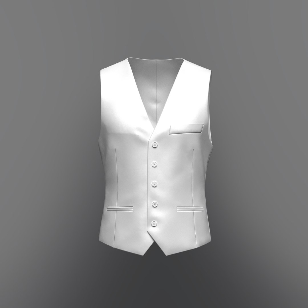 Male Classic Vest 3D Model 3D Model - TurboSquid 2260242