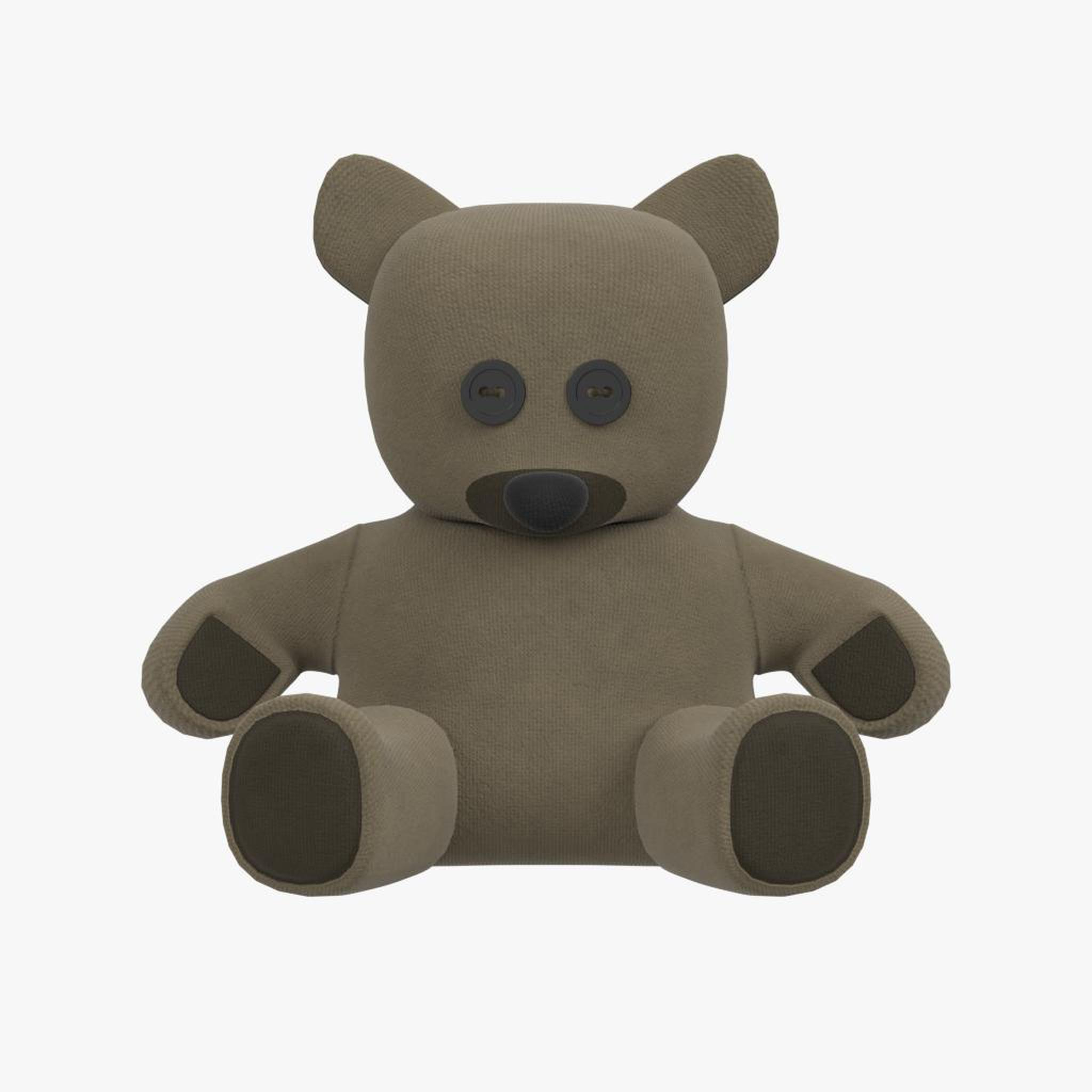 3D burlap teddy bear - TurboSquid 1414968