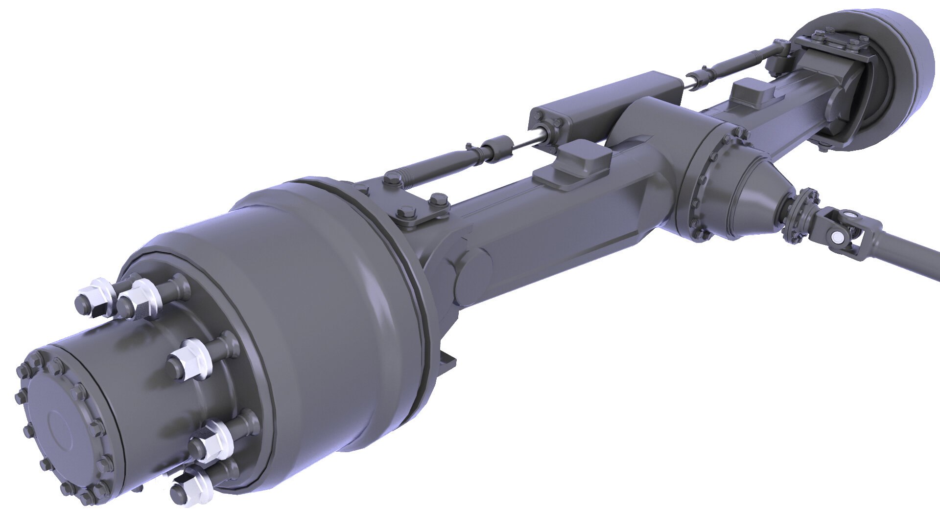 3D Suspension Axle Rear - TurboSquid 1581676