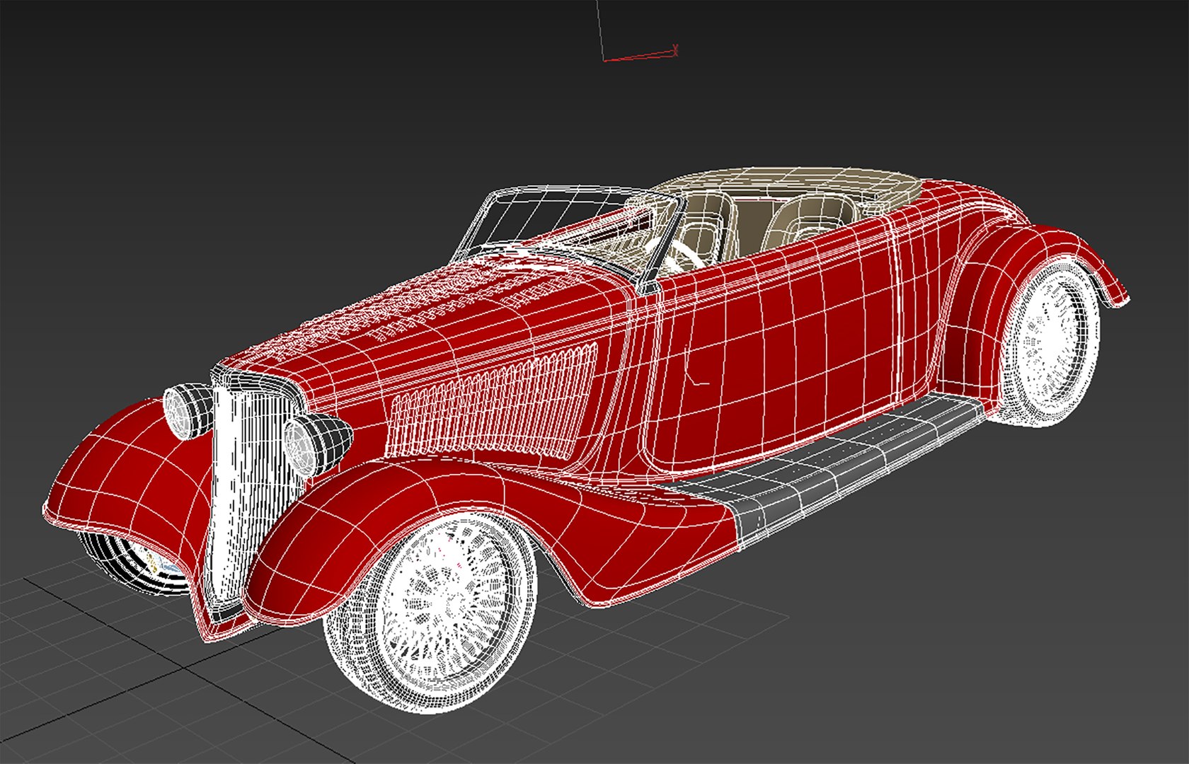 Hot Rod 1933 Custom Roadster 3D Model - TurboSquid 1967930