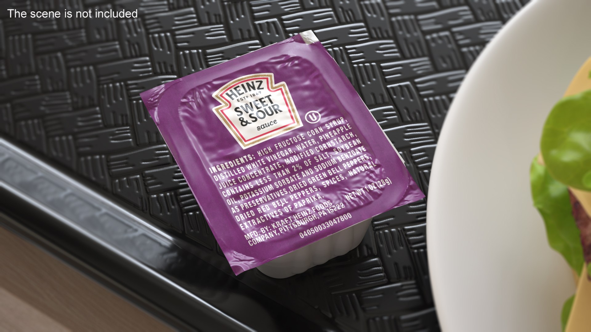 3D Sweet And Sour Sauce Dip Pot Heinz Model - TurboSquid 2105216