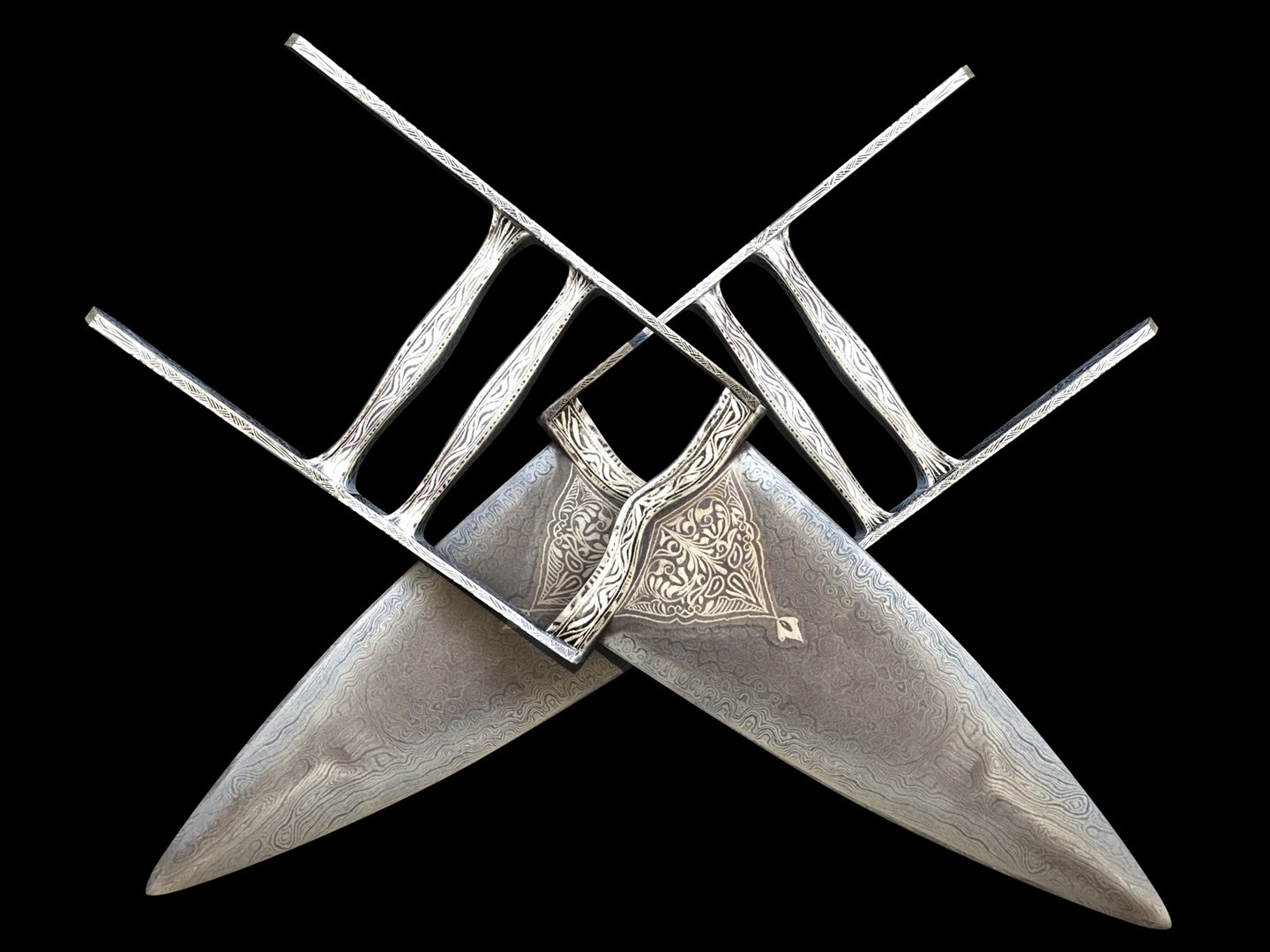 Katar Tiger Knife 3d Model