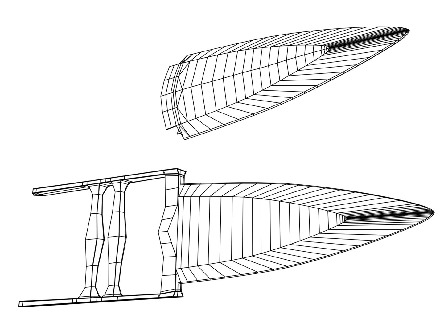 Katar Tiger Knife 3d Model