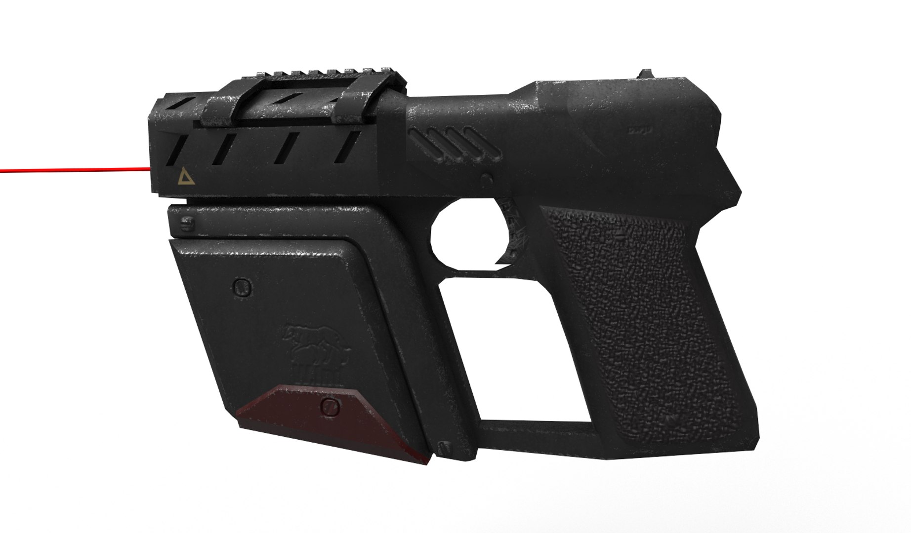 3ds Sci Fi Laser Pistol