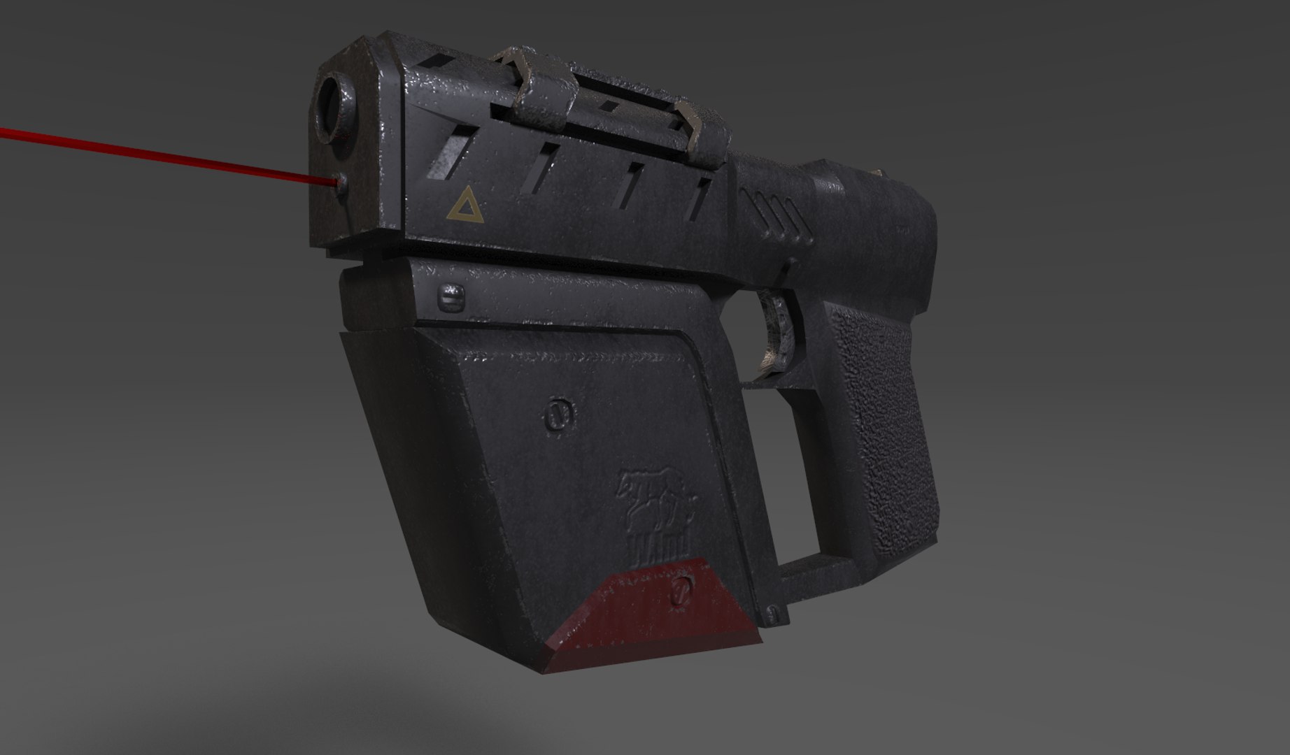 3ds Sci Fi Laser Pistol