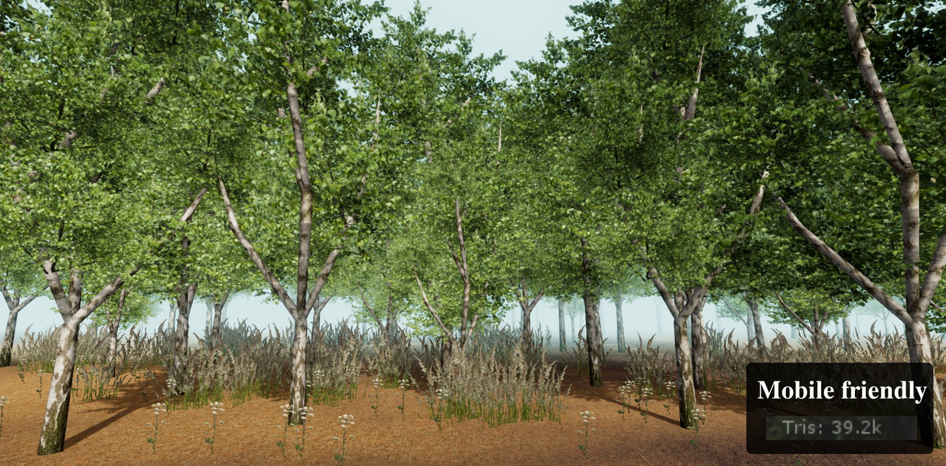 3D Trees Birch Forests Unity Model - TurboSquid 1422389