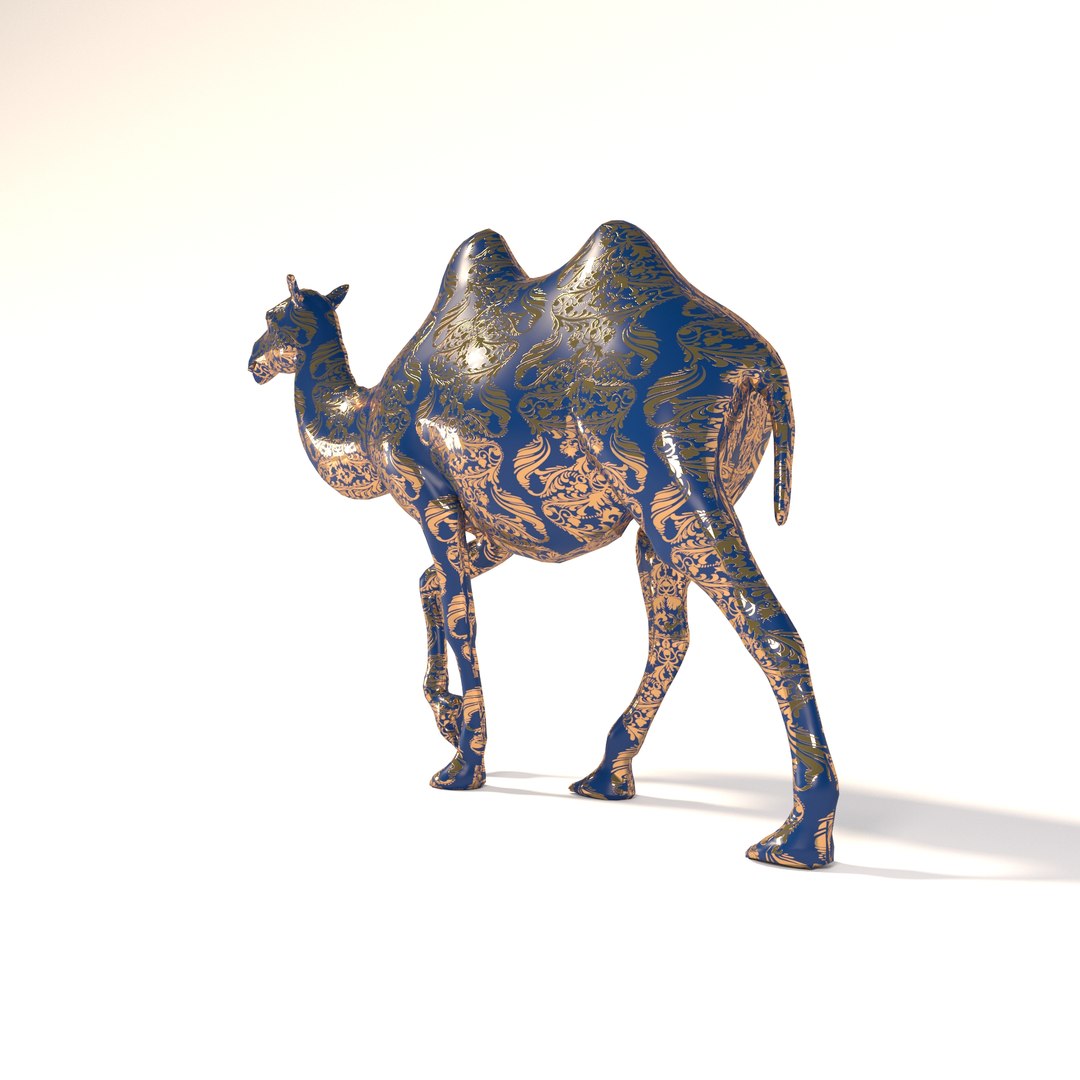 Ceramic Camel Model - TurboSquid 1891347