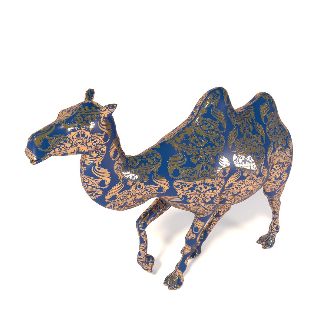 Ceramic Camel Model - TurboSquid 1891347